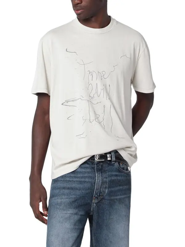 Our Legacy Box Short-sleeved Cotton T-shirt - White