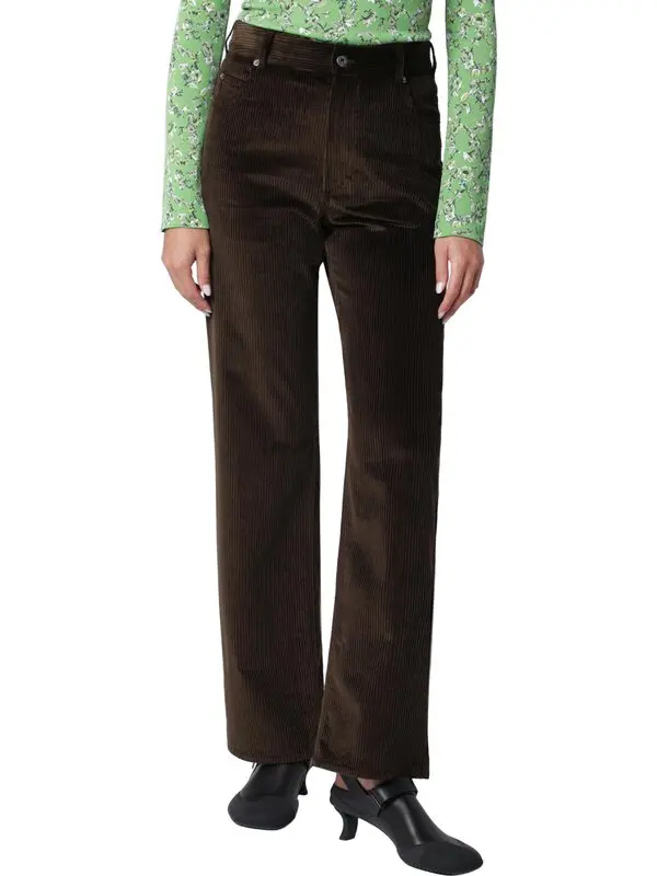 Loewe Cotton Corduroy Trousers - Brown