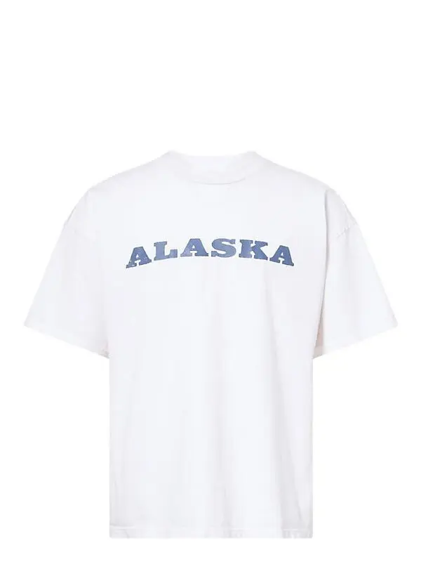 ALEXANDER DIGENOVA Alaska Relaxed-fit Cotton T-shirt - Vintage White