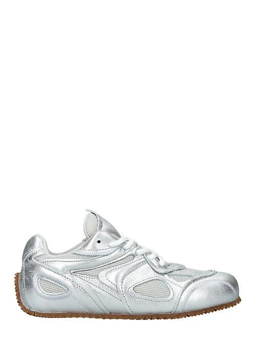 Axel Arigato Slow Runner Leather Trainers - Silver Com