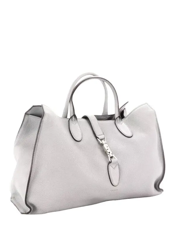 Gucci Jackie Soft Leather Large Tote Bag - Blue