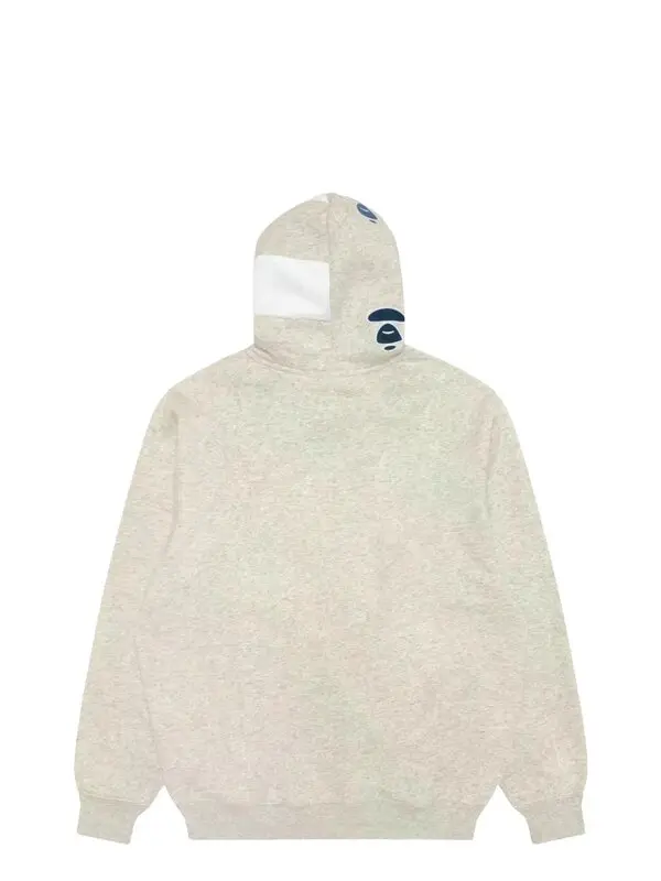 AAPE BY *A BATHING APE Aapeunvs Logo-patch Drawstring Hoodie - Grey