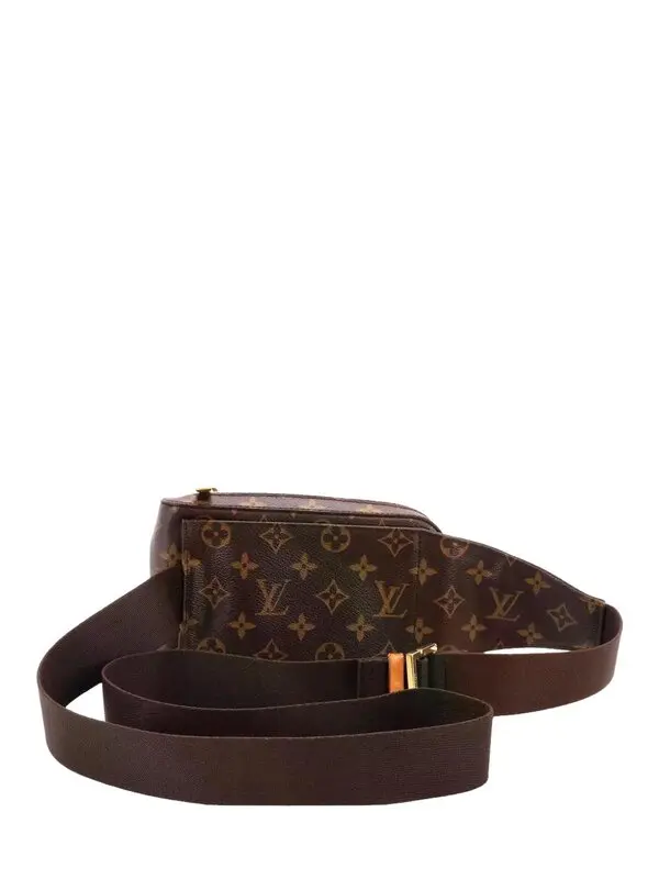LOUIS VUITTON Geronimos Waist Bag Monogram Canvas Belt Bag - Brown
