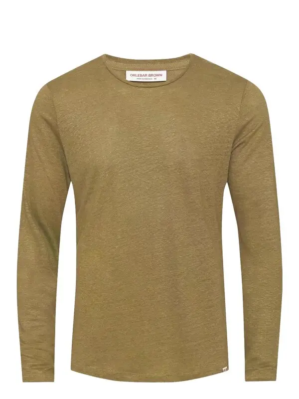 Orlebar Brown Linen T-shirt - Brown