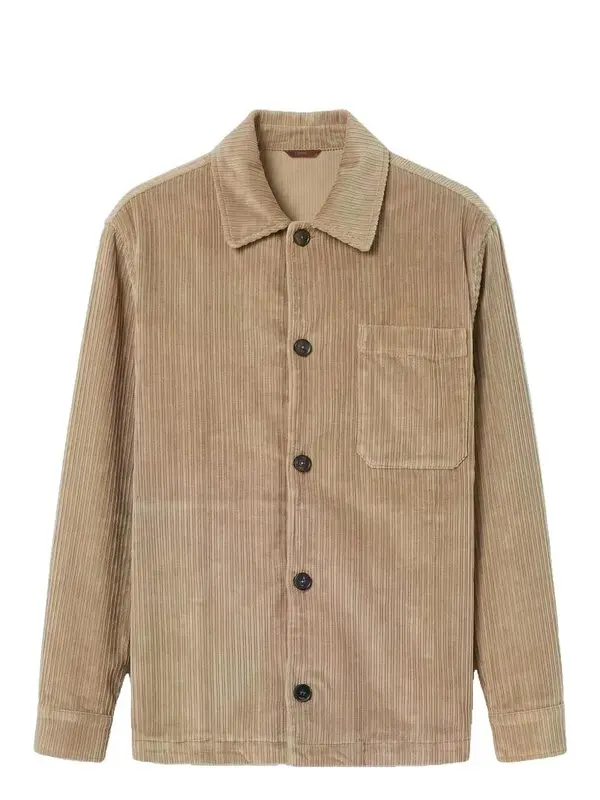 CRUNA Corduroy Chest-pocket Jacket - Neutrals