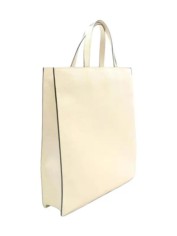 VALEXTRA VINTAGE 2000s Two-way Tote Bag - Neutrals