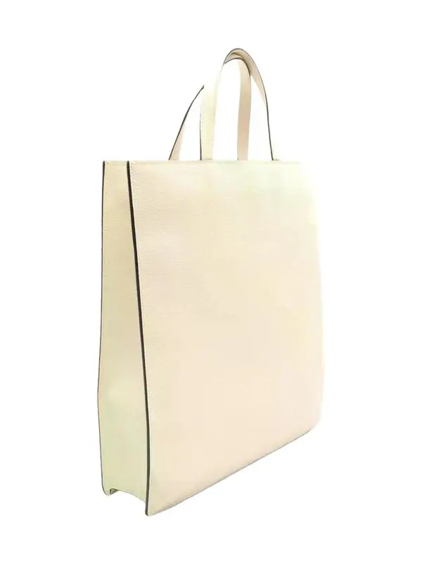 VALEXTRA VINTAGE 2000s Two-way Tote Bag - Neutrals