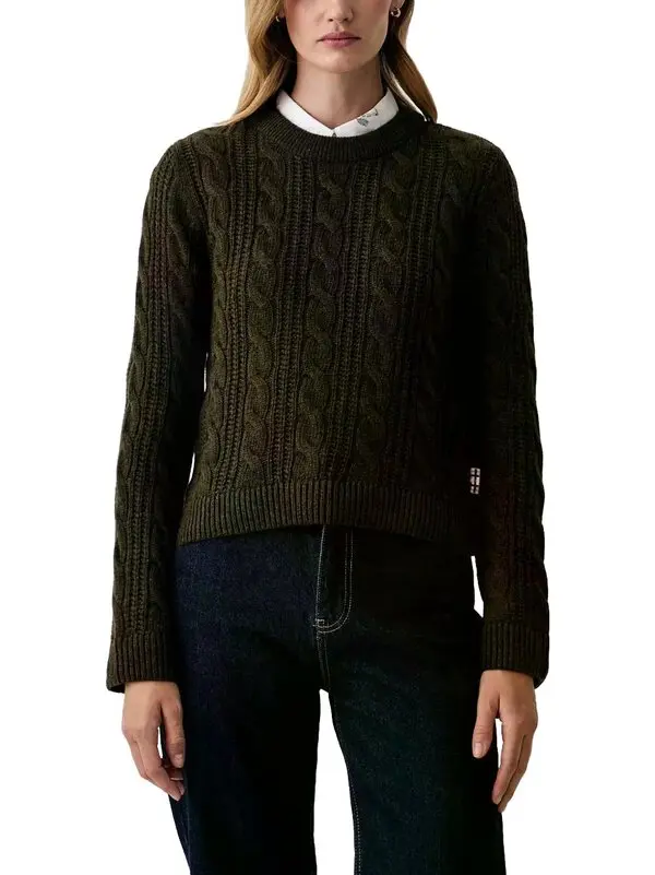 Barbour Joan Cable-knit Sweater - Green