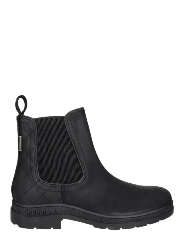 Barbour Amble Quilted-detail Chelsea Boots - Black
