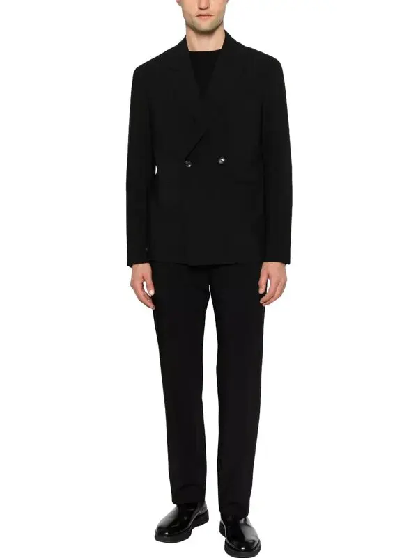 ANTONY MORATO Straight-leg Tailored Trousers - Black