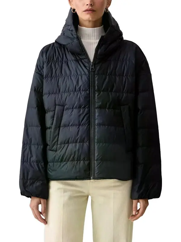 Marc O'polo Quilted Hooded Jacket - Blue