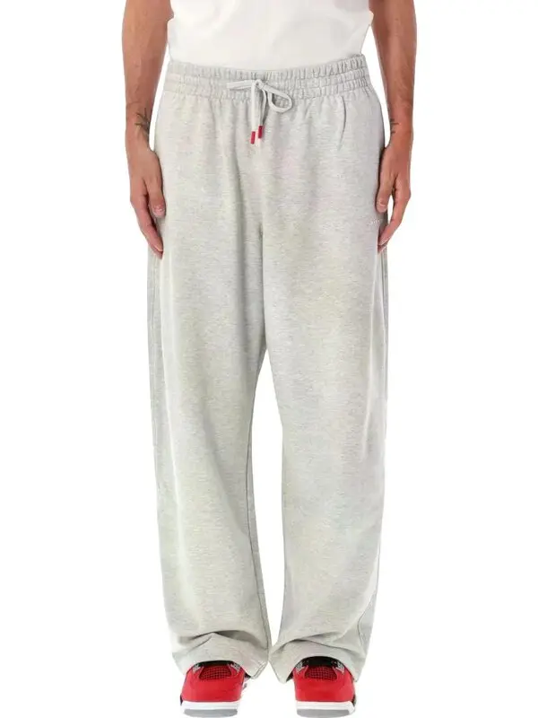 JORDAN Flight Logo Detail Drawstring Track Pants - Grey