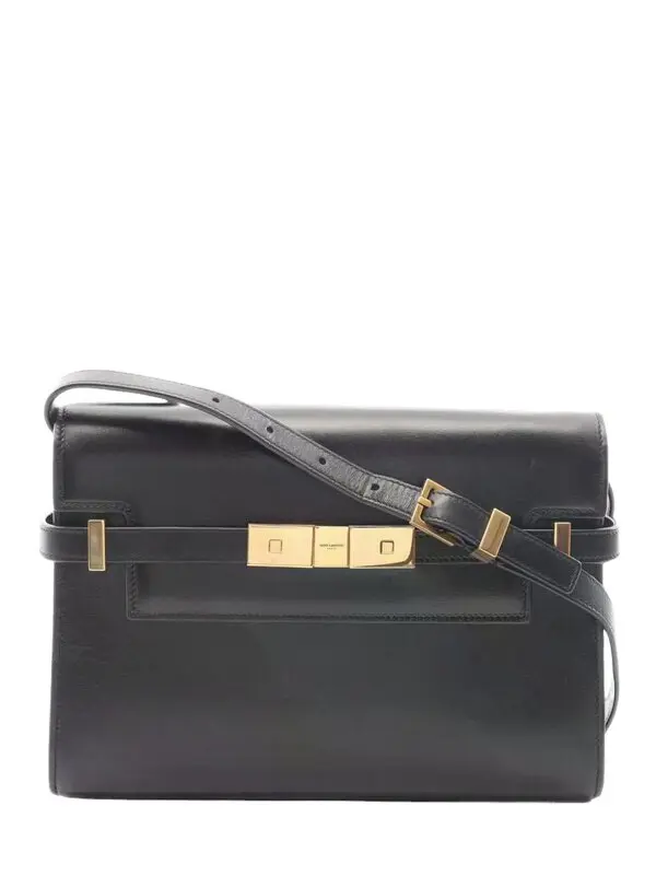 Saint Laurent 2010s Manhattan Shoulder Bag - Black