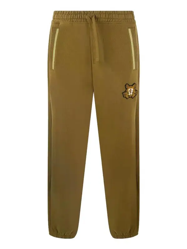 BOSS Logo-patch Drawstring Track Pants - Brown