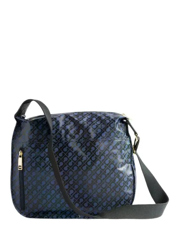 GHERARDINI Monogram-print Cross Body Bag - Black