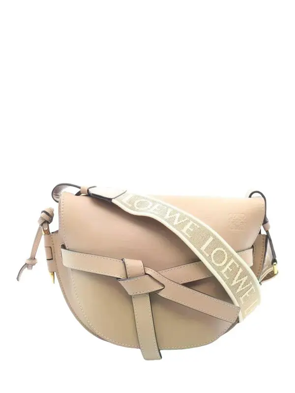 Loewe Small Gate Shoulder Bag - Neutrals