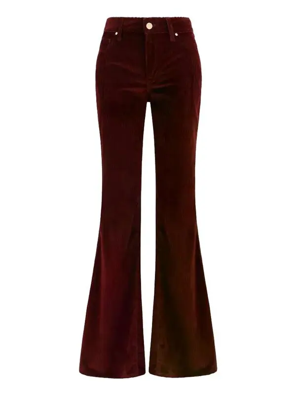 Jacob Cohen Victoria Corduroy Flared Trousers - Red