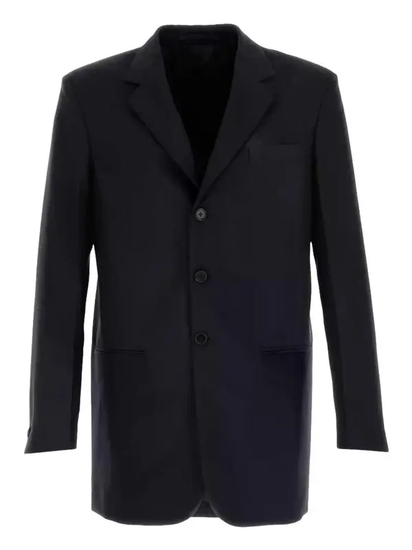 JIL SANDER Single-breasted Notched-lapel Blazer - Blue