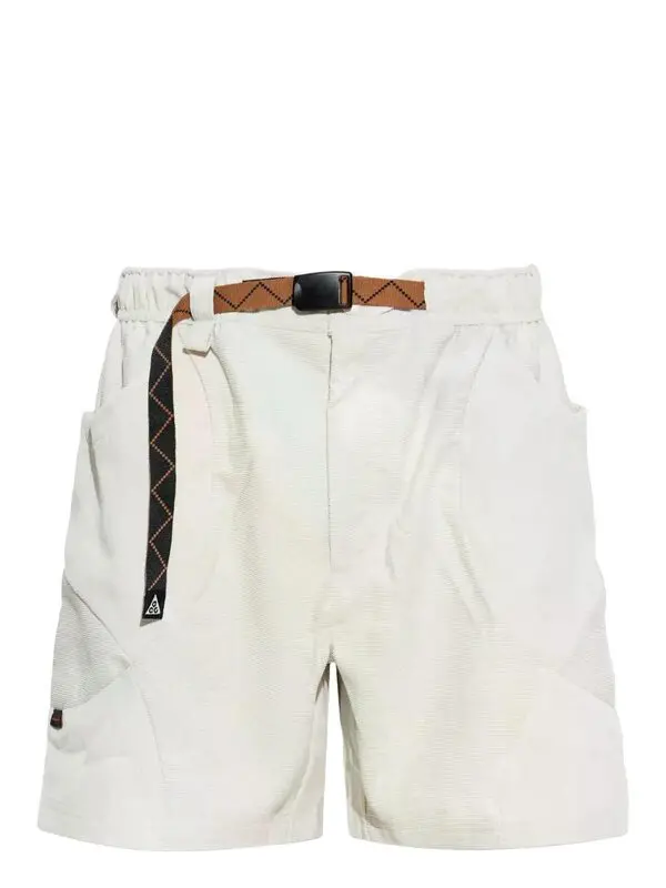 Nike Belted Corduroy Shorts - White