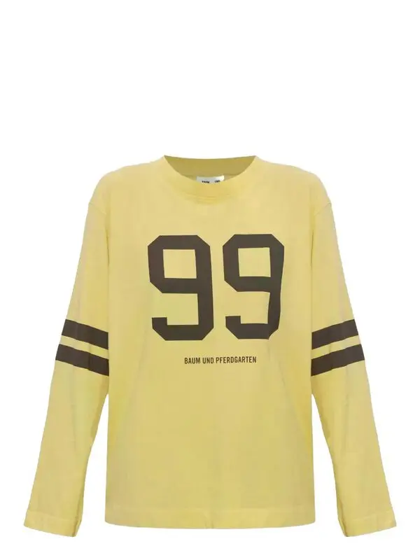Baum Und Pferdgarten Jeevona Graphic-print Long-sleeves T-shirt - Yellow
