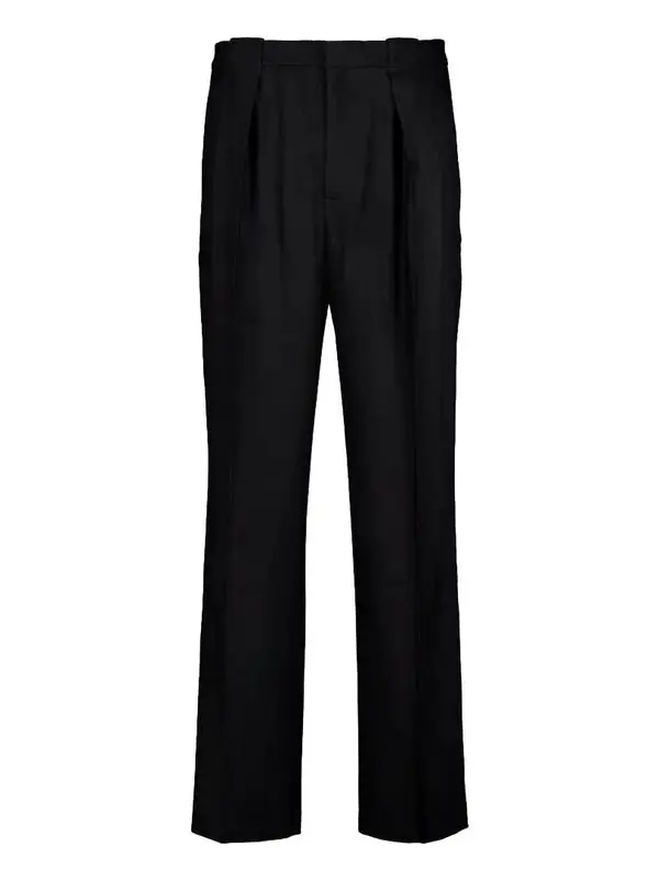 Casablanca Concealed-fastening Trousers - Black