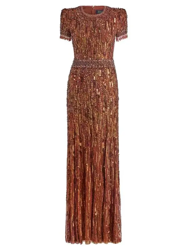 Jenny Packham Roxy Gown - Brown
