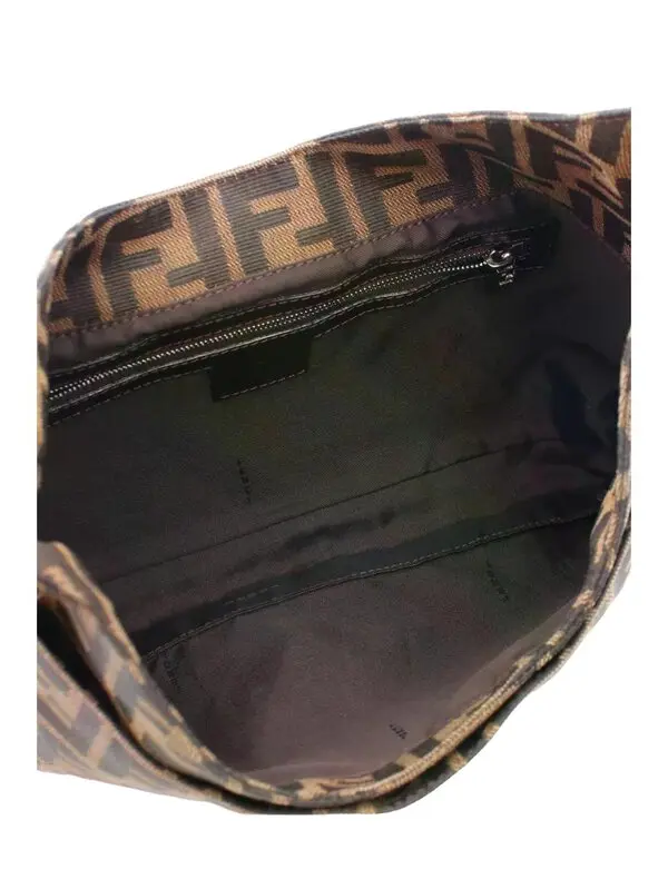Fendi 2010s Zucca Shoulder Bag - Brown