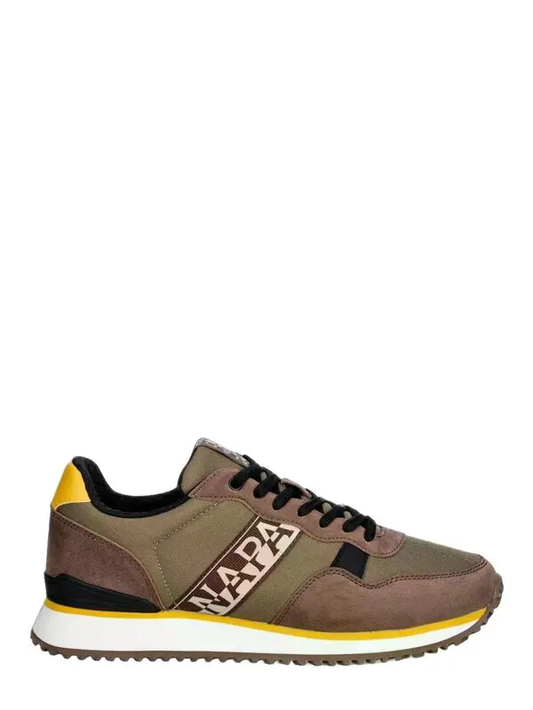 NAPAPIJRI Cosmos Logo-print Panelled Sneakers - Brown