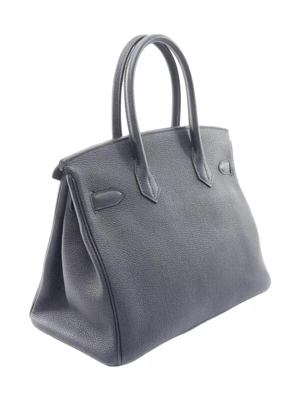 Hermès 2021 Birkin 30 Togo Tote Bag - Blue