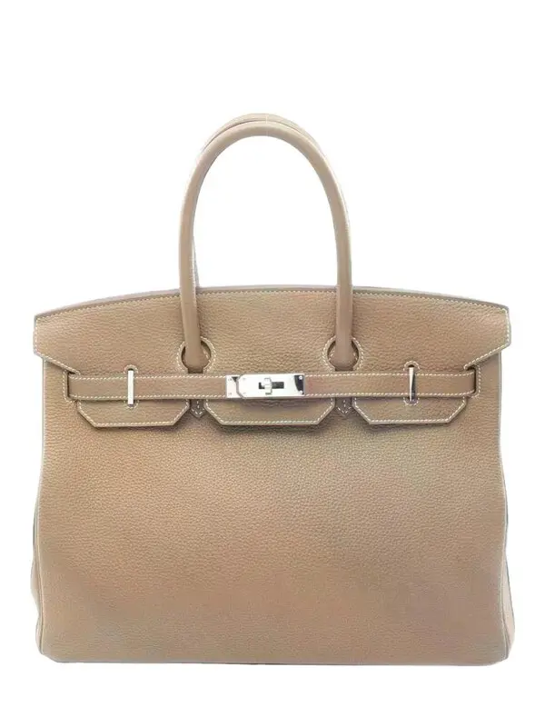 Hermès 2016 35 Birkin Togo Tote Bag - Grey