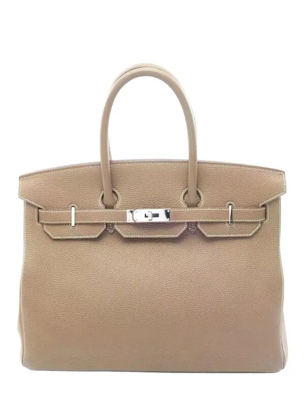 Hermès 2016 35 Birkin Togo Tote Bag - Grey