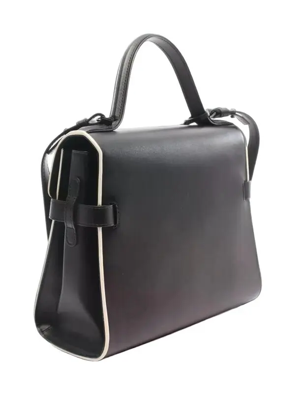 Delvaux 2010s Mm Tempête Two-way Tote Bag - Black