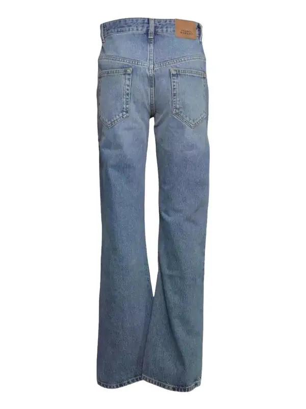 Isabel Marant Étoile Belvia-gz Straight-leg Jeans - Blue