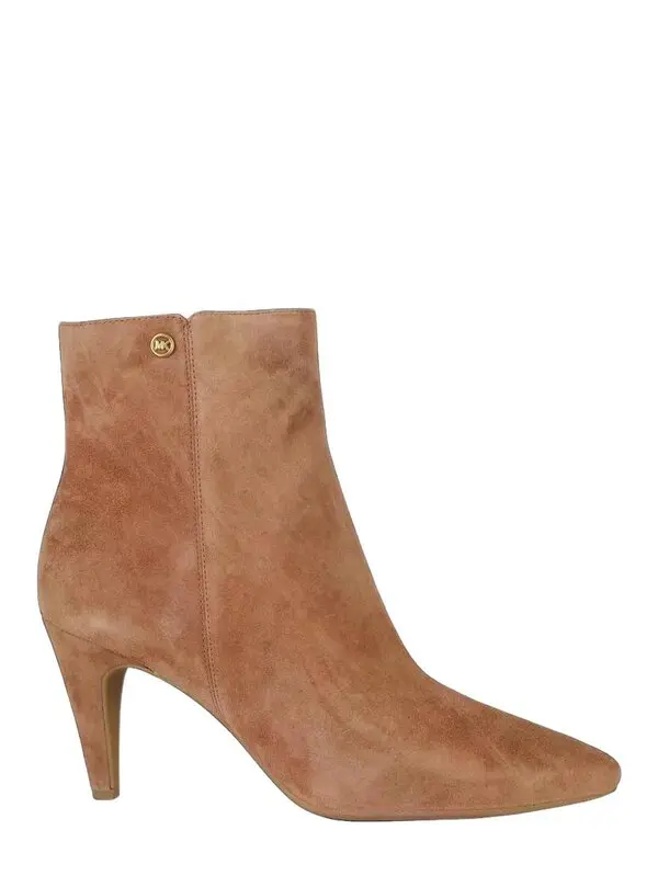 Michael Kors Daniela Suede Ankle Boots - Neutrals