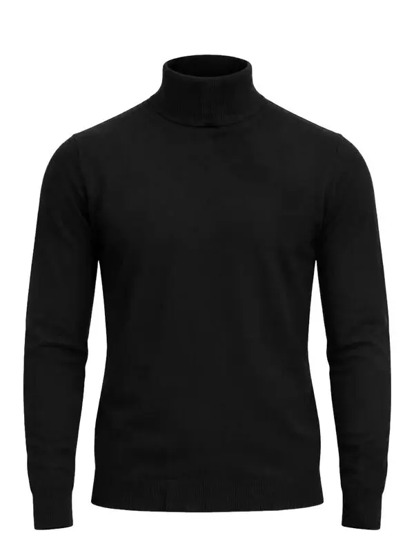 DIKTAT Roll-neck Sweater - Black