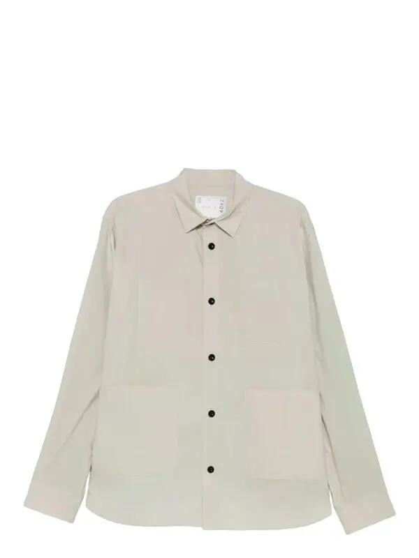 Sacai Patch-pocket Shirt - Neutrals
