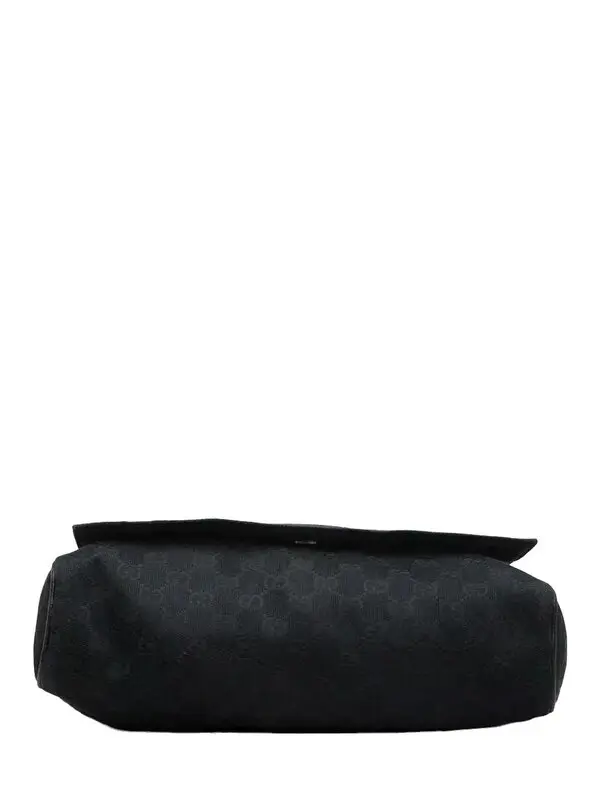 Gucci 2000-2015 Gg Canvas Crossbody Bag - Black