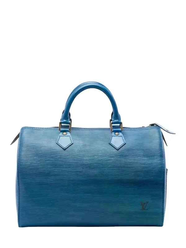 LOUIS VUITTON 1994 Epi Speedy 35 Boston Bag - Blue