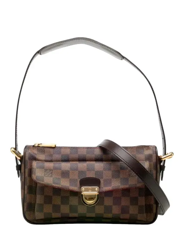 LOUIS VUITTON 2010 Damier Ebene Ravello Gm Satchel - Brown