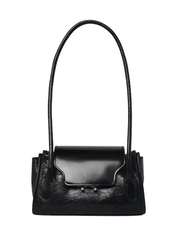 Marni Leather Trunkette Bag - Black