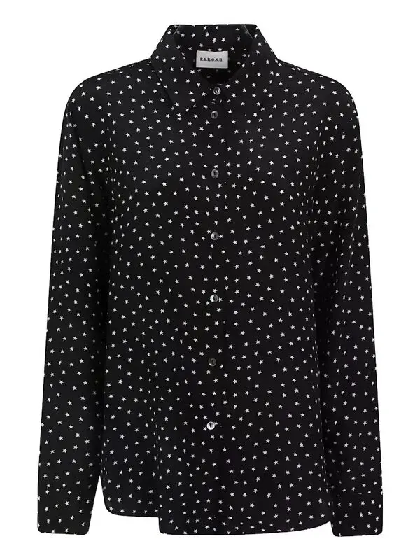 P.a.r.o.s.h Star-print Shirt - Black