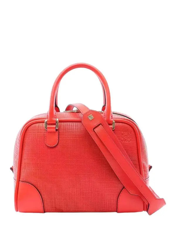 Loewe 2010s Amazona 75 Tote Bag - Red