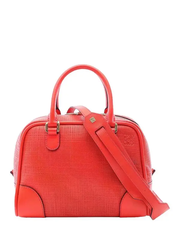 Loewe 2010s Amazona 75 Tote Bag - Red