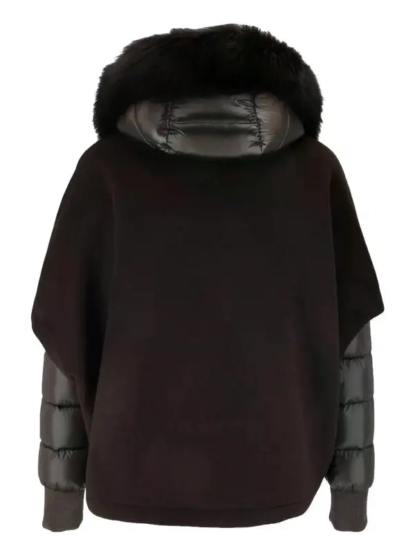 MOORER Pegaso-cwr Fur-trim Hooded Coat - Brown