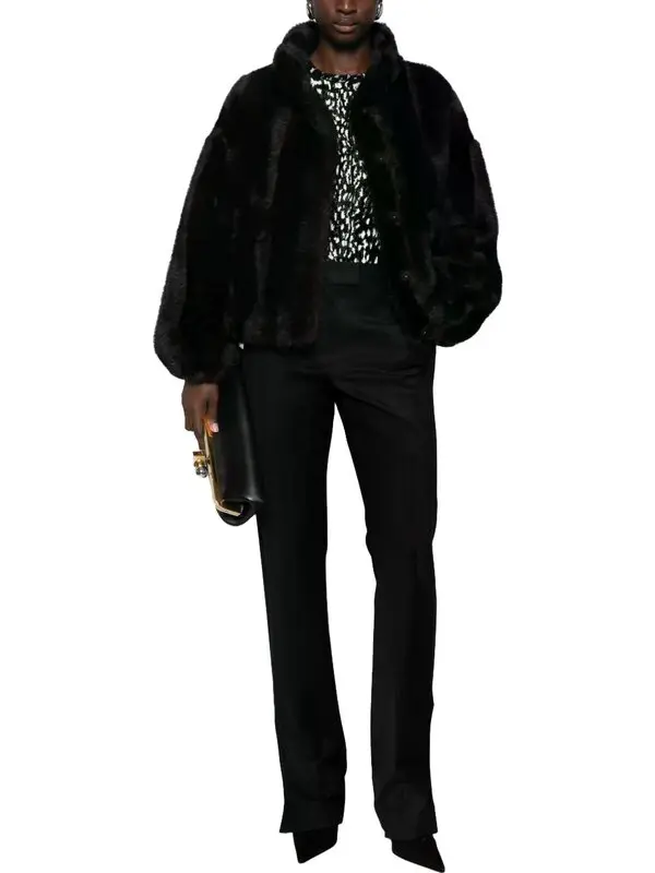 Sportmax Flat-front Trousers - Black