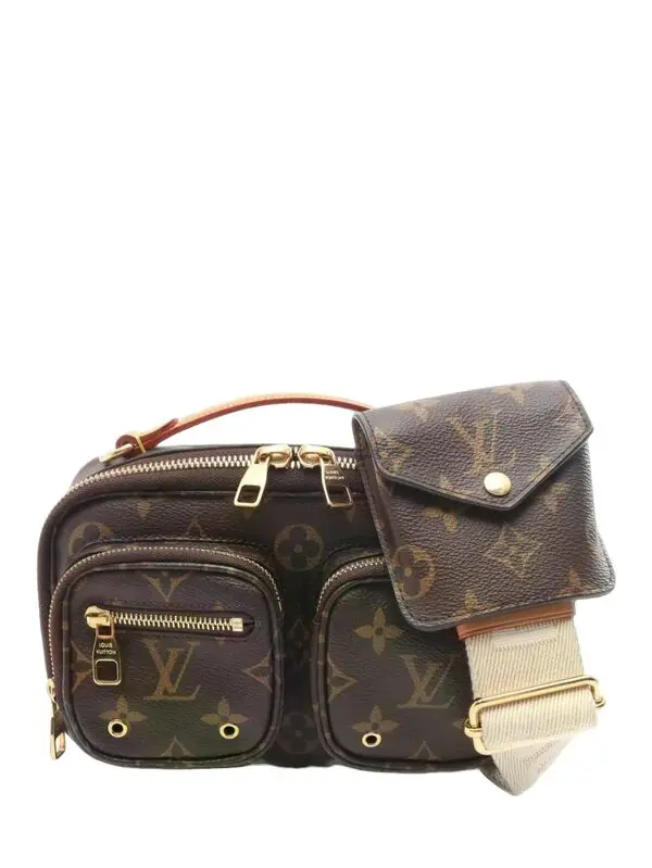 LOUIS VUITTON 2010s Monogram Utility Tote Bag - Brown