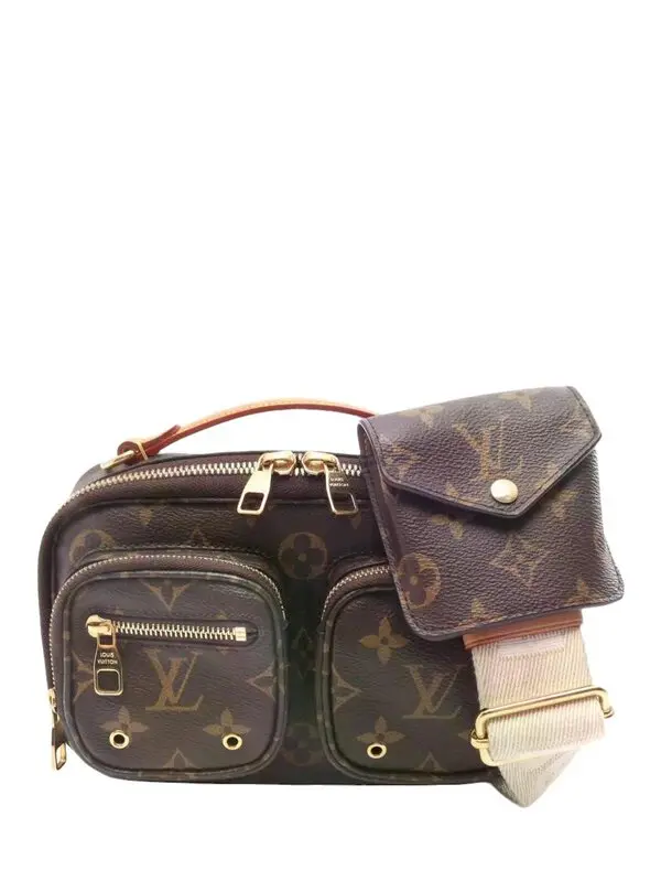 LOUIS VUITTON 2010s Monogram Utility Tote Bag - Brown