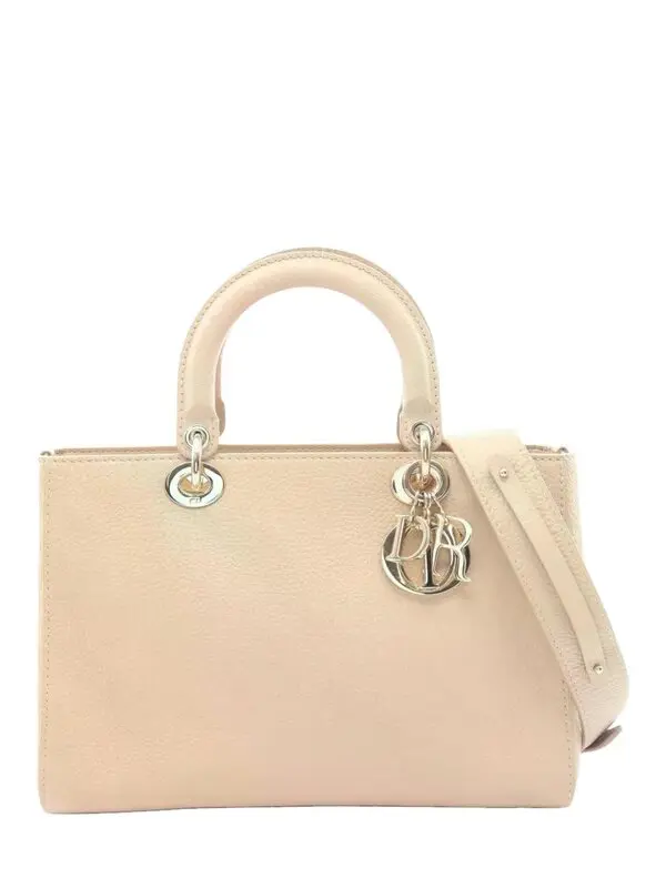 Dior 2010s Medium Lady D-sire Tote Bag - Neutrals