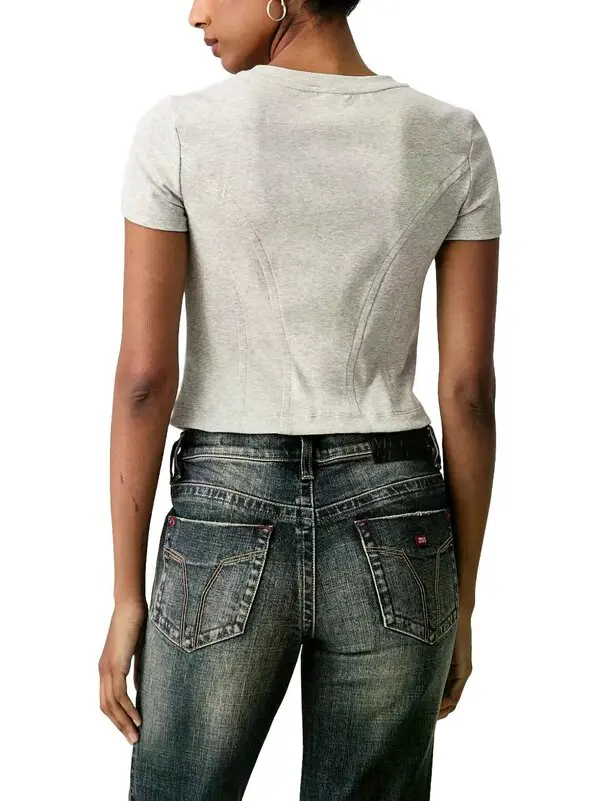 Miss Sixty Panelled Short-sleeve T-shirt - Grey