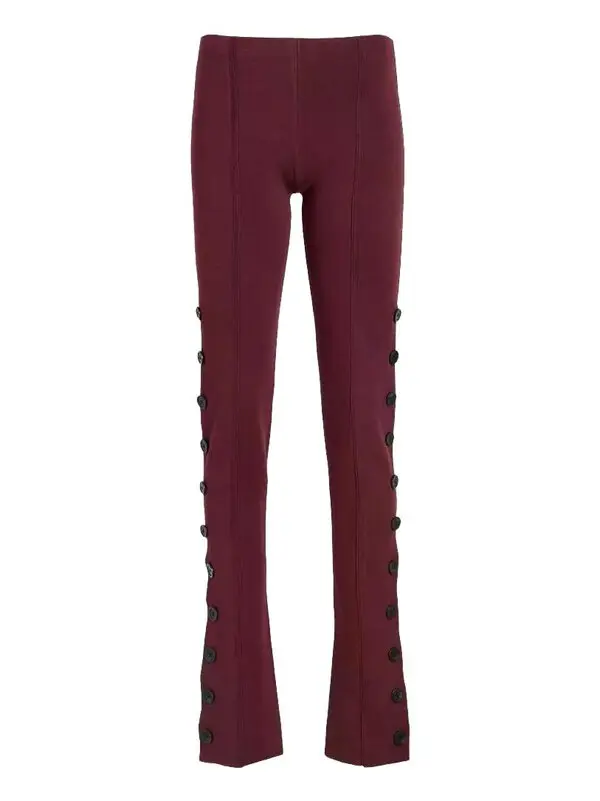 Proenza Schouler Martina Pants In Compact Stretch Viscose - Red